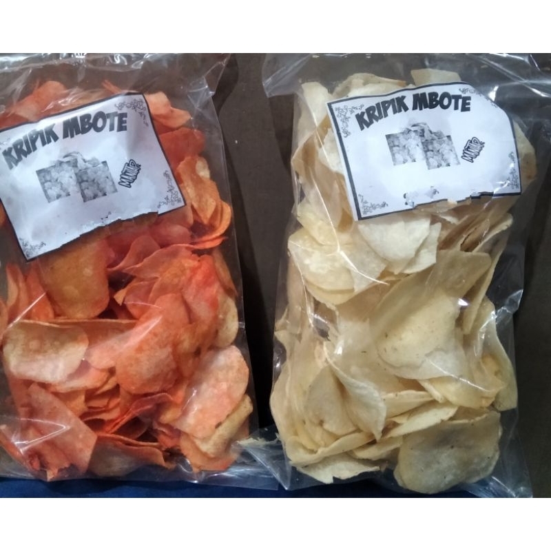 Jual Keripik Talas / keripik mbote 2 varian rasa 230gr (free packing ...