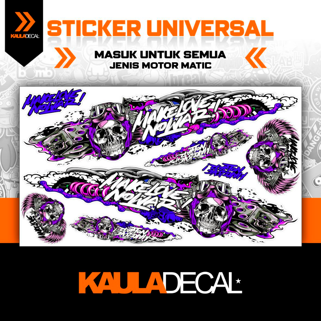 Jual STIKER STRIPING MOTOR ALL MATIC MOTIF 362 / UNIVERSAL MATIC ...