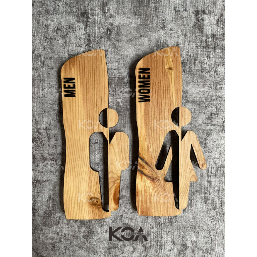 Jual Toilet sign, Tanda Rambu Toilet,Unik kayu jati belanda Akrilik ...