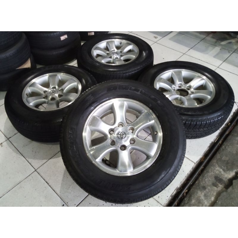Jual Velg Mobil Bekas Oem Toyota Land cruiser Frado Ring 17 H6x139,7 ...
