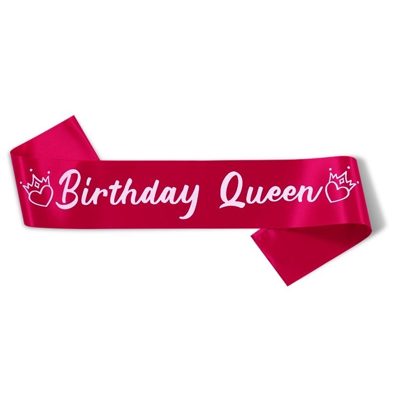 Jual Selempang Sash tulisan Birthday King // Birthday Queen // Happy ...