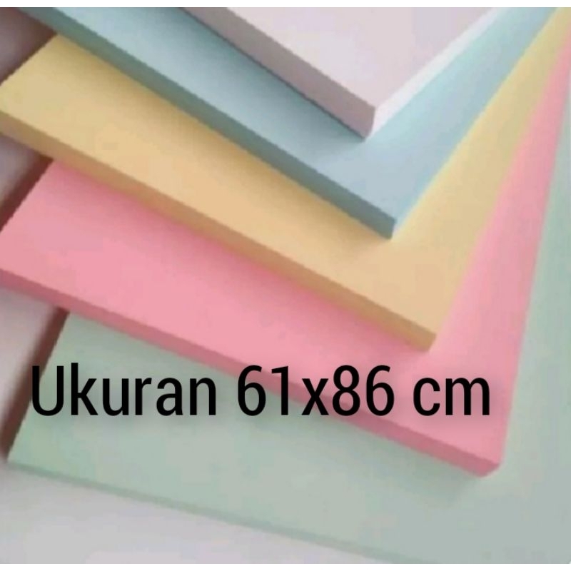 Jual kertas bc plano 61x86/kertas manila/kertas manila isi 5 lembar ...