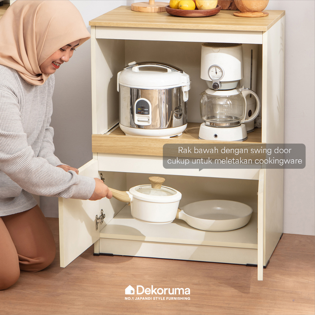 Jual Dekoruma AOI Kabinet Lemari Dapur Kayu Minimalis - Kitchen Cabinet ...
