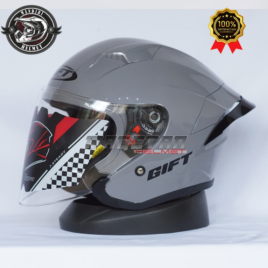 Jual [ORIGINAL] HELM GIFT SARGON HELM HALF FACE KEKINIAN (PAKET SPOILER ...