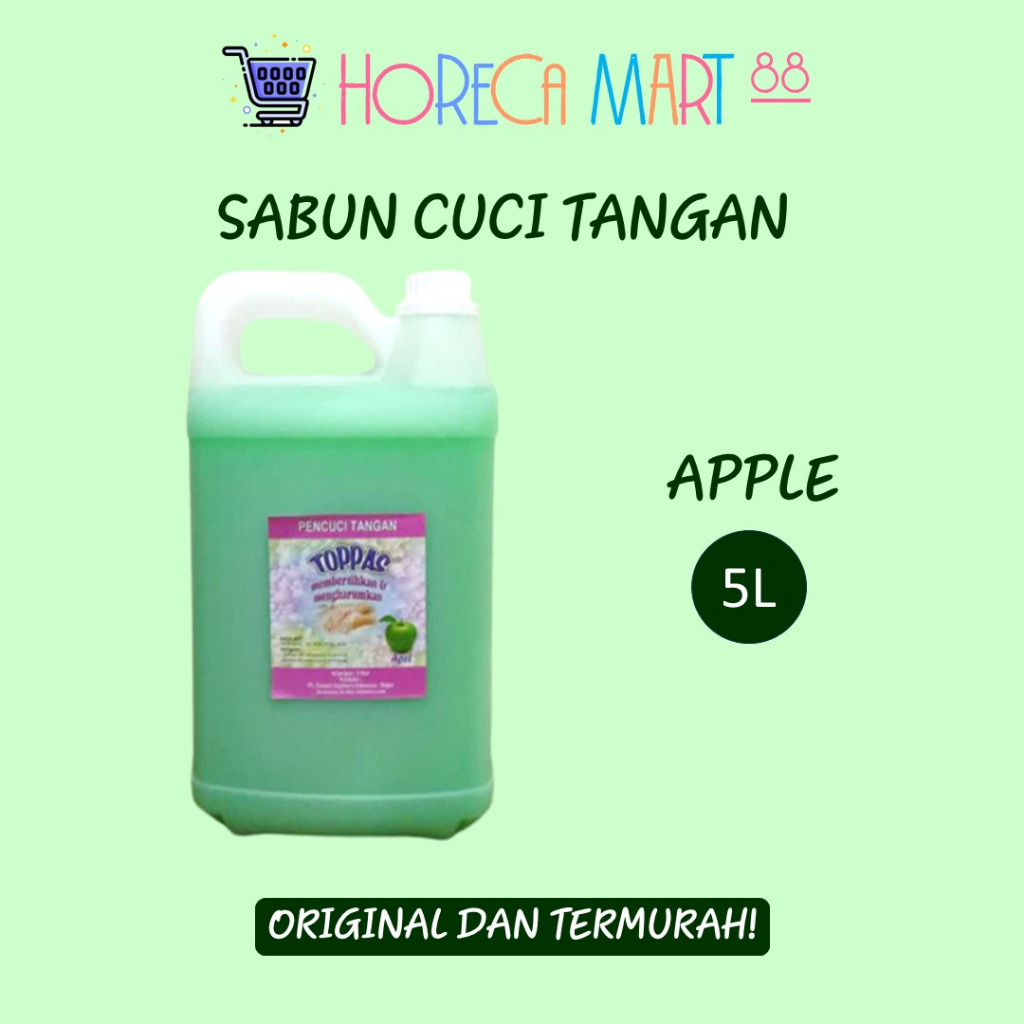 Jual Sabun Cuci Tangan Hand Wash Hand Soap Toppas 5L | Shopee Indonesia