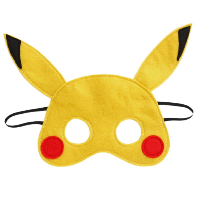 Jual Topeng Karakter Pikachu Bahan Kain Boneka Halus Lembut Topeng Anak ...