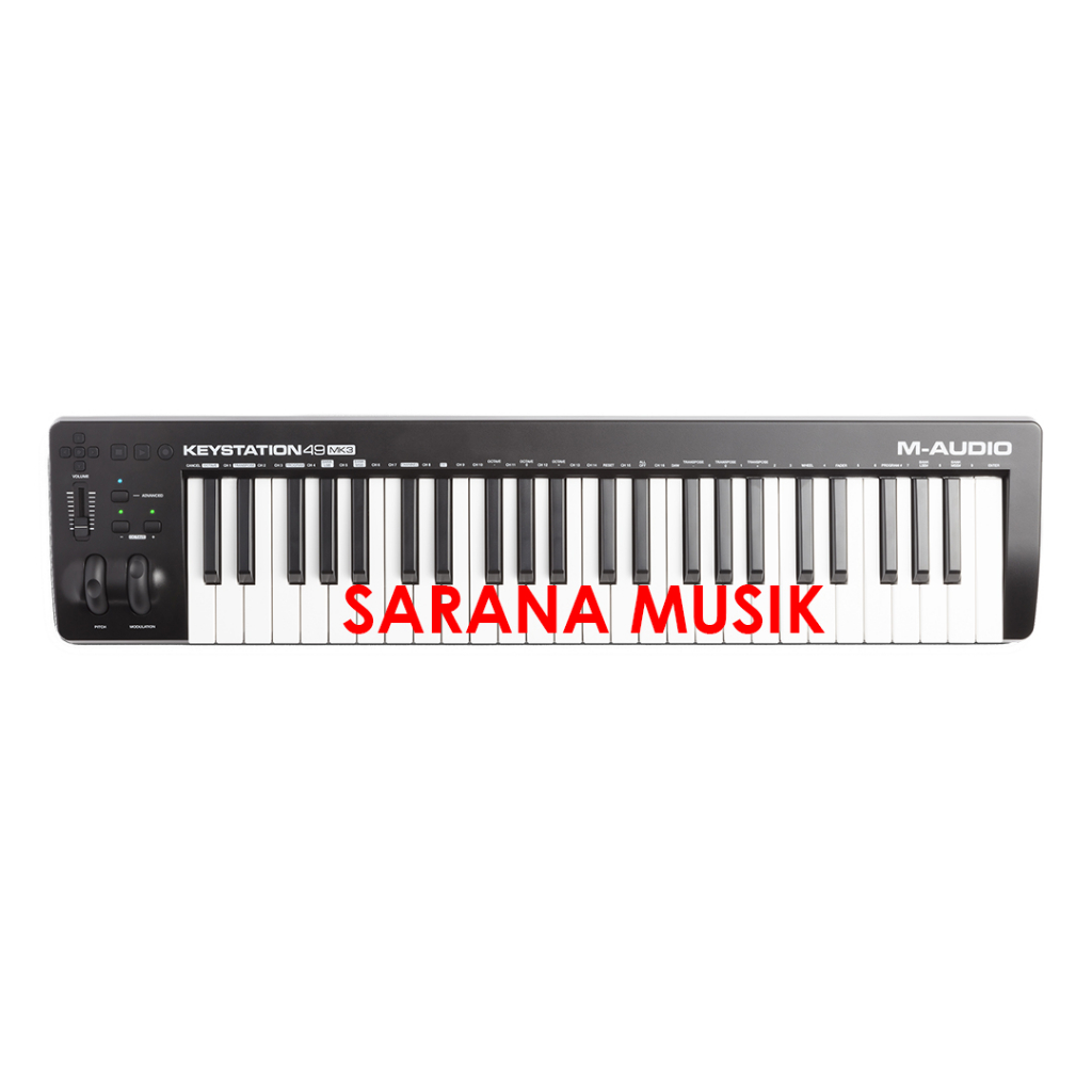 Jual M-AUDIO Keystation 49 MK3 MKIII Midi Controller Keyboard M AUDIO ...