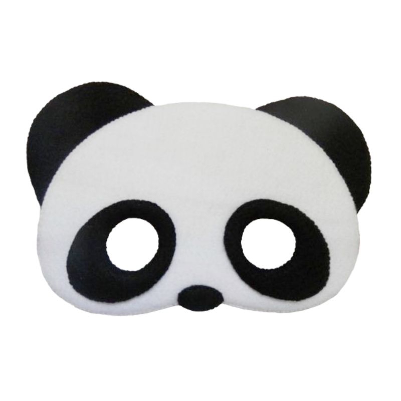 Jual Topeng Karakter Panda Bahan Kain Boneka Halus Lembut Panda Mask Topeng Anak Topeng ...