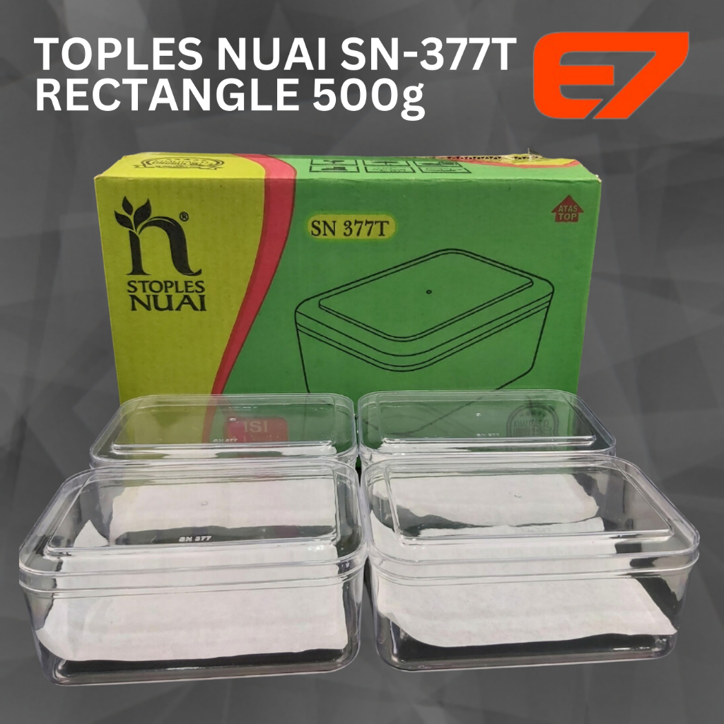 Jual Toples Kue NUAI SN-377T Rectangle Kotak Tempat Roti Baking 500gram ...