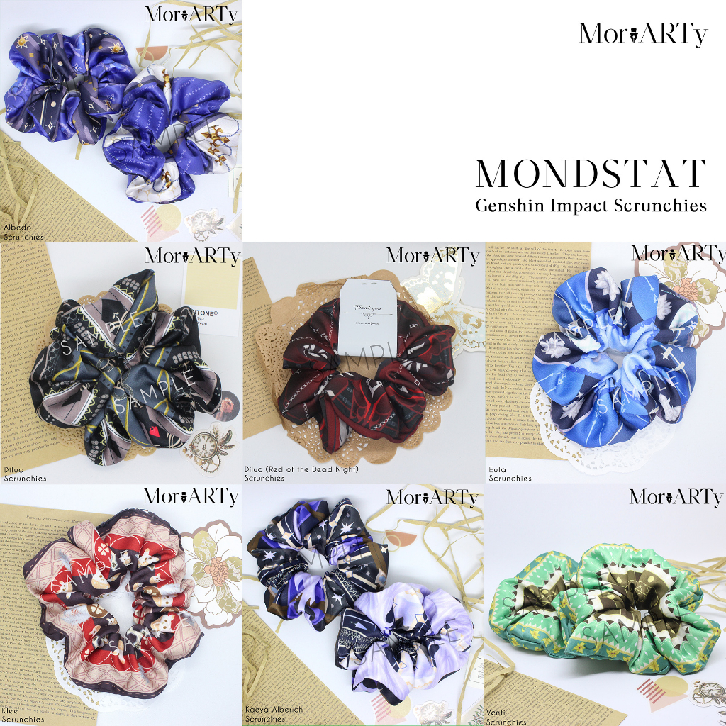 Jual Genshin Impact Fanmerch Mondstat Scrunchies | Shopee Indonesia
