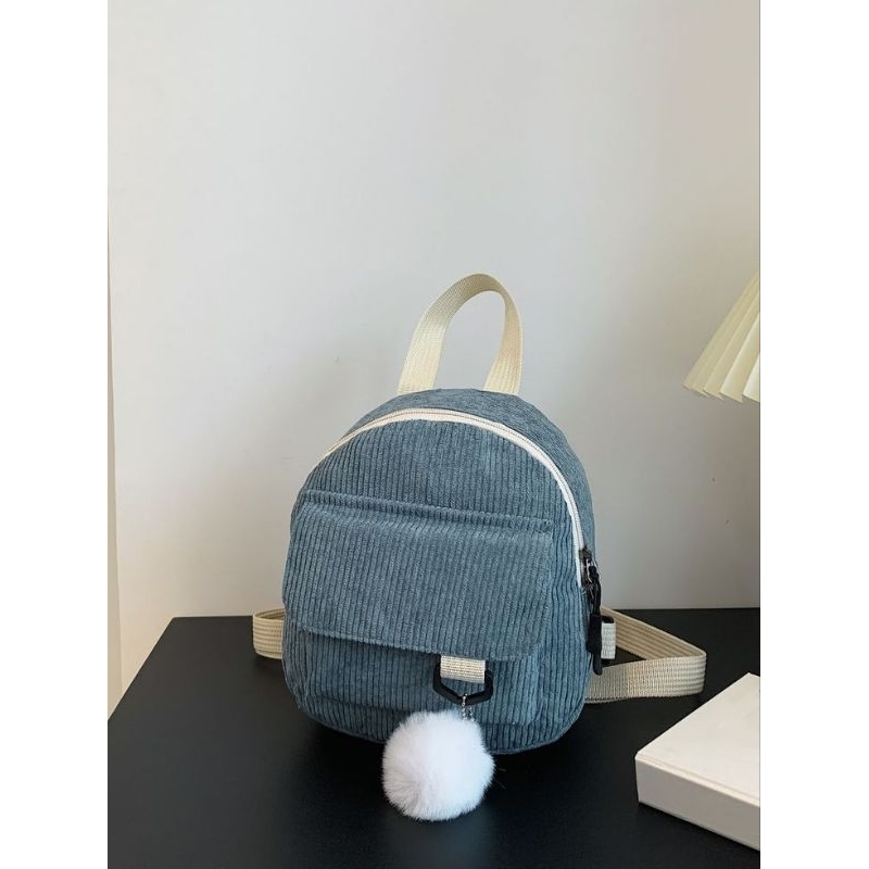 Jual Tas Ransel Mini / Tas Mini Corduroy / Tas Wanita Imut | Shopee ...