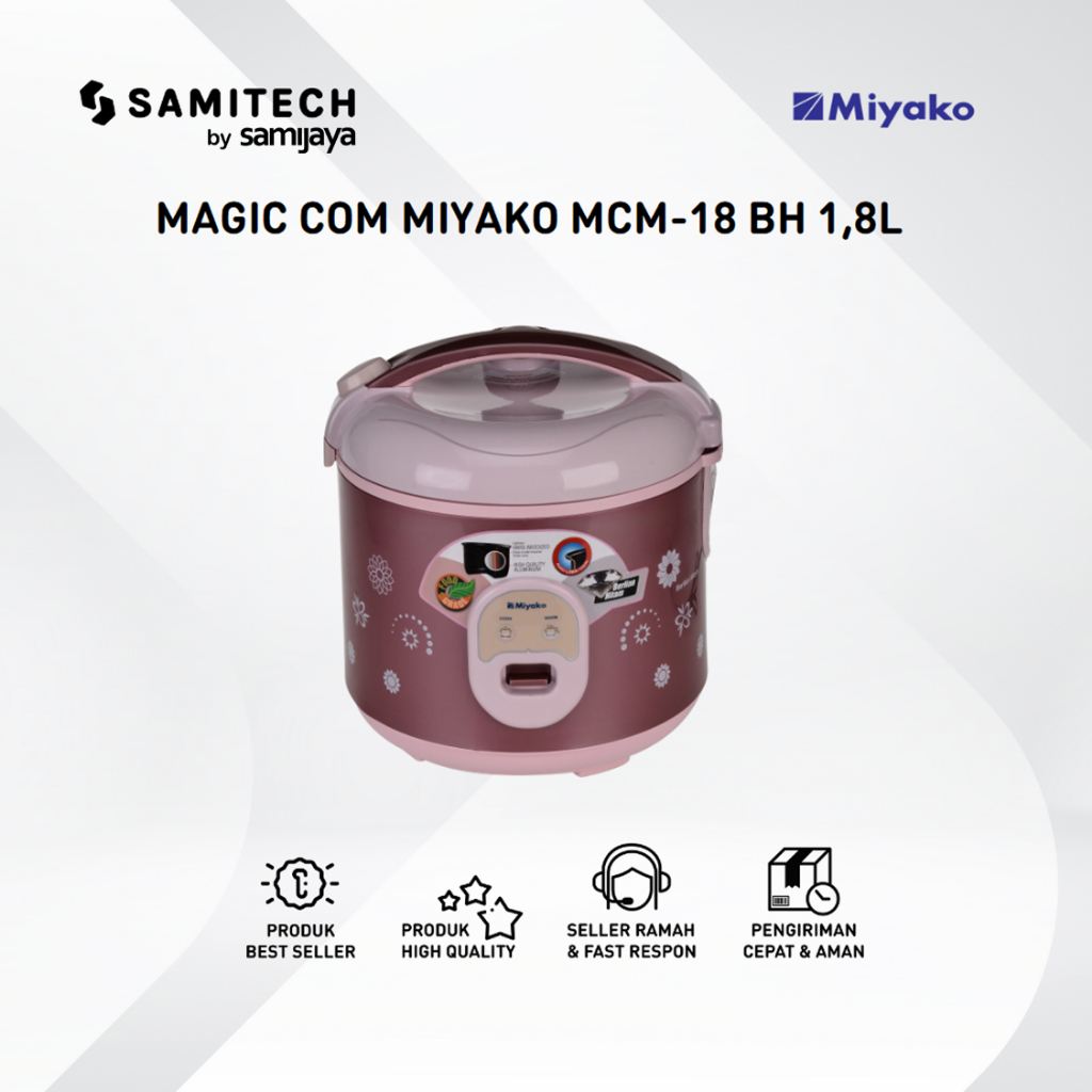Jual MAGIC COM MIYAKO MCM-18 BH / MCM 18 BH / MCM 18BH 1.8 LITER ...