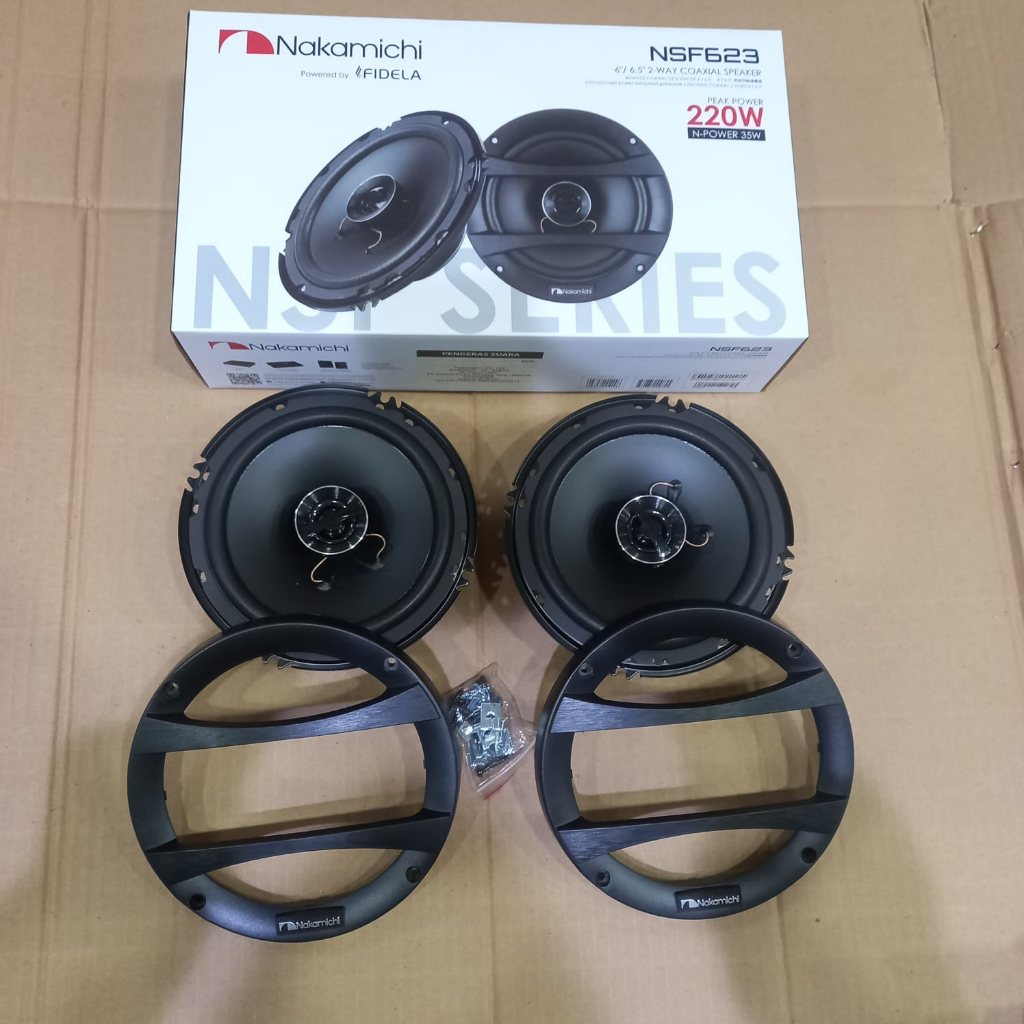 Jual Speaker Coaxial Nakamichi NSF 623 / Speaker Pintu Mobil 6 inch ...