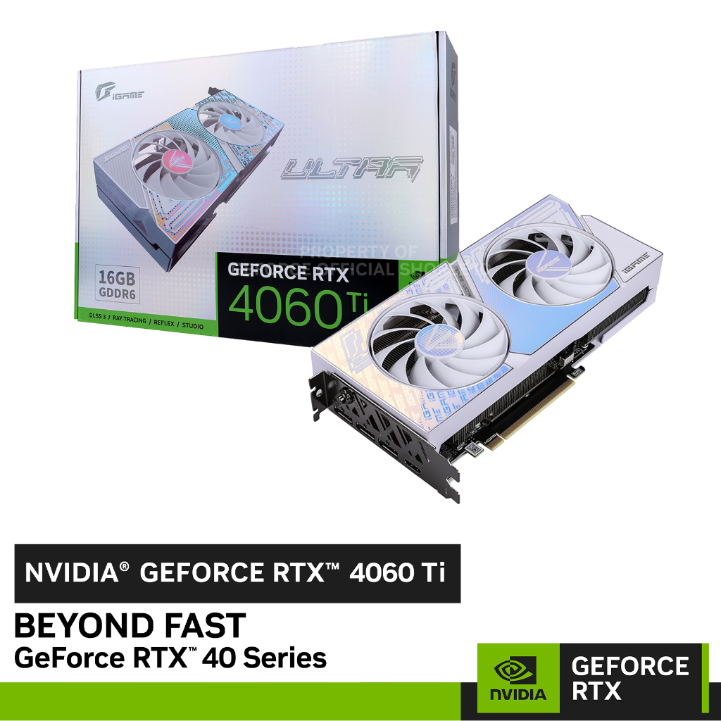Jual COLORFUL iGame GeForce RTX 4060 Ti Ultra W DUO OC | 16GB GDDR6 ...