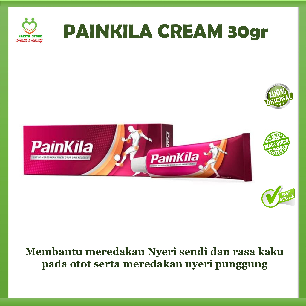 Jual PAINKILA CREAM 30gr - Meredakan Nyeri Sendi, Nyeri Otot, Sakit ...