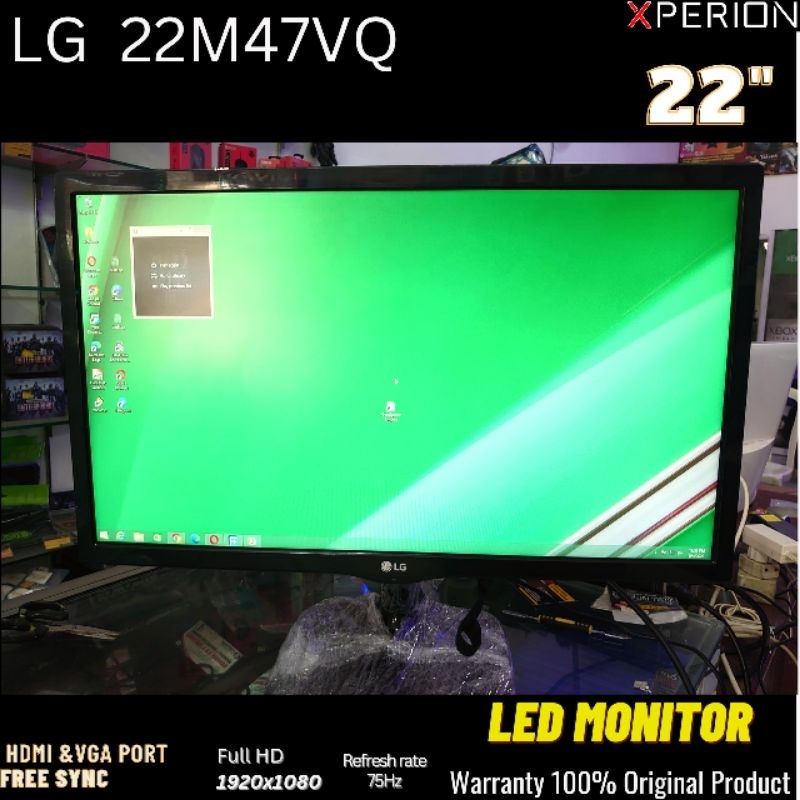 Jual LED Monitor PC bekas like new 24" 22" 19" 16" Lenovo samsung LG HP ...