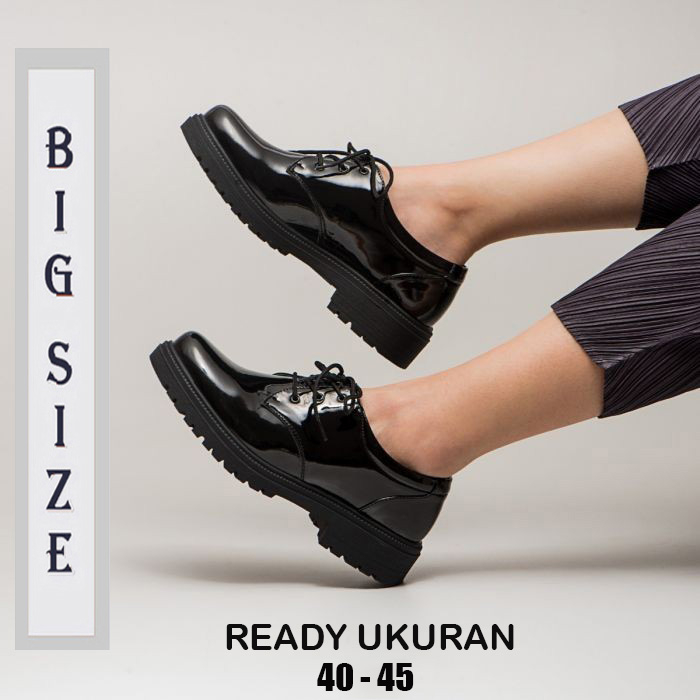Jual Sepatu Docmart Wanita (Ukuran Besar Jumbo Big Size) Sepatu Tali ...