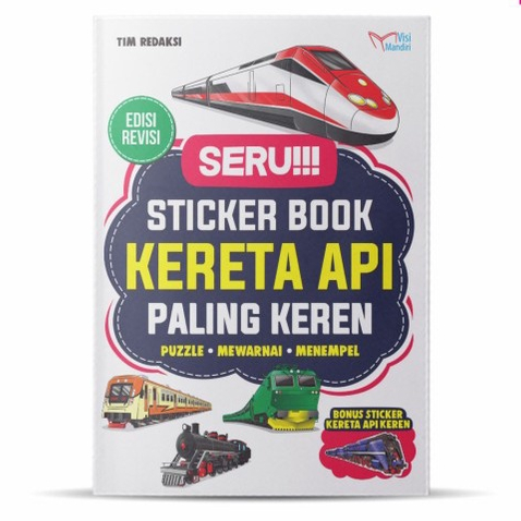 Jual Buku Aktivitas Anak Seru !!! Sticker Book Kereta Api Paling Keren Edisi Revisi | Shopee ...