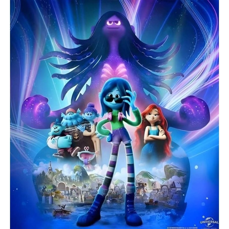 Jual coloring sheet animation Ruby gillman teenage kraken | Shopee ...