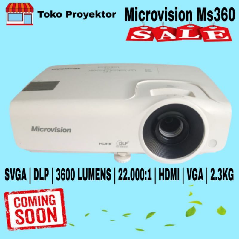 Jual Proyektor second/bekas Microvision Ms360 3600 lumens ( bagus murah ...