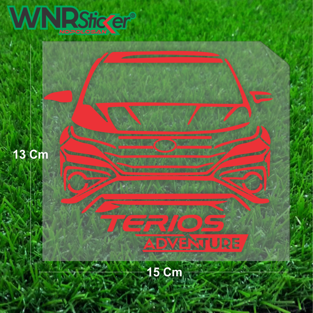 Jual Stiker cutting All New Terios Facelift Gen 2 Variasi Kaca mobil ...