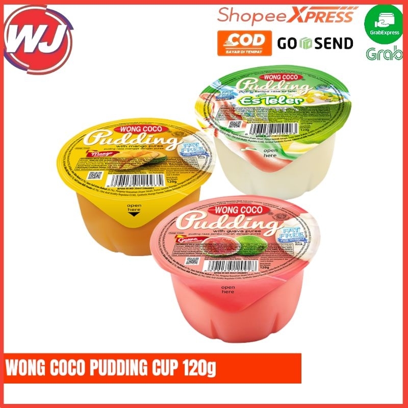 Jual WONG COCO PUDDING CUP 120g | Shopee Indonesia