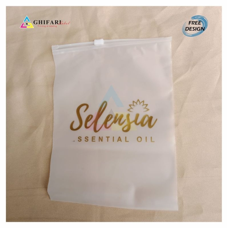 Jual Zipper hijab & pakaian (Min 100pcs) Ziplock free desain+FREE ...