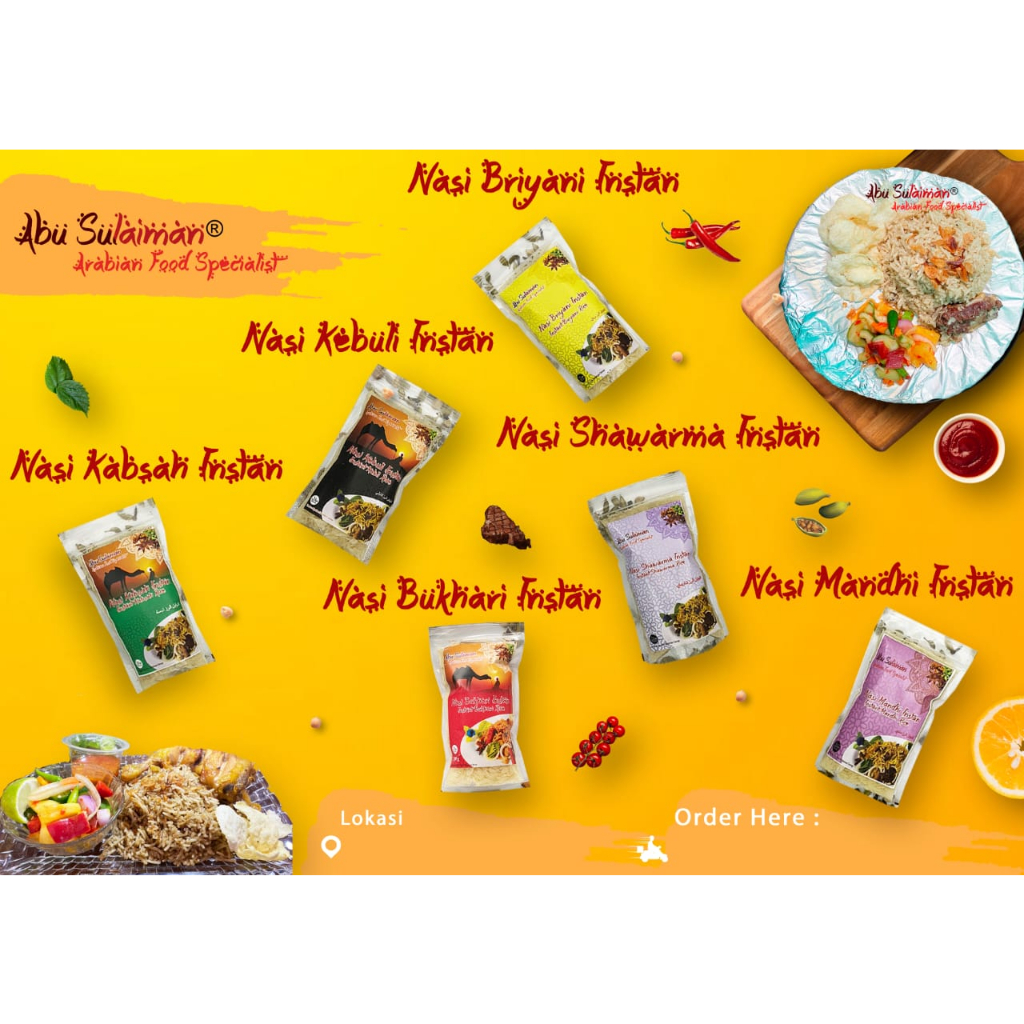 Jual Beras Basmati [ 200gr ] + Bumbu Nasi Kebuli Instan Abu Sulaiman ...