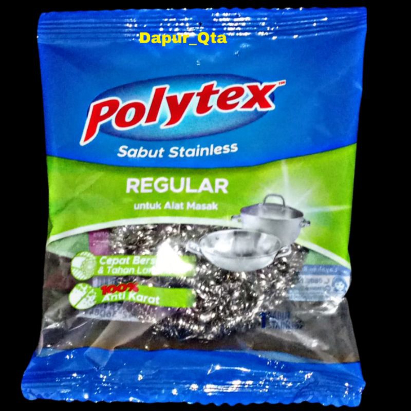 Jual Polytex Sabut Stainless Regular/Sabut Cuci Piring/Sabut kawat anti ...
