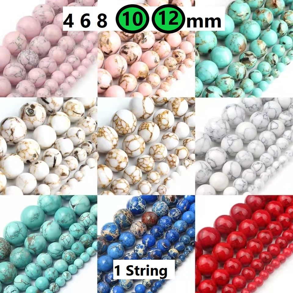 Jual Manik Manik Batu Alam Phirus Ukuran 10-12mm Harga/Renceng | Shopee ...