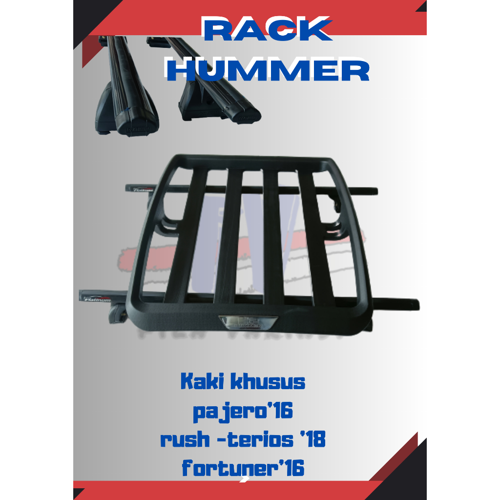 Jual Rack Bagasi Atas Mobil Model Hummer Dengan Kaki Khusus All New ...