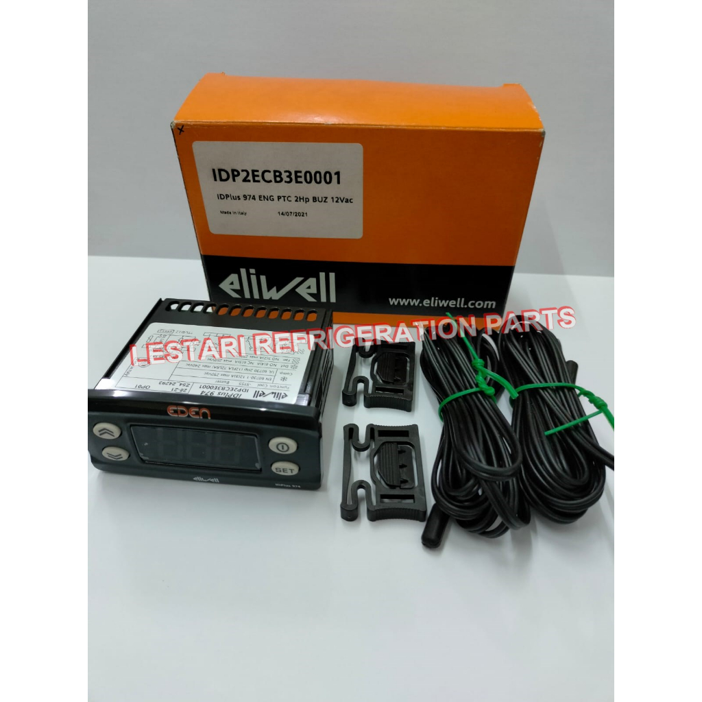 Jual Eliwell ID 974 12v + Sensor NTC Hitam (Tanpa Trafo) | Shopee Indonesia