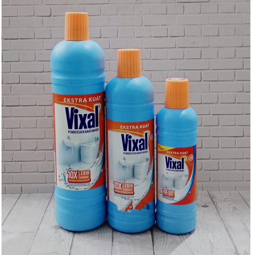 Jual VIXAL Pembersih Kamar Mandi / Pembersih Kerak Porselen Ekstra Kuat ( 750ml / 160ml ...