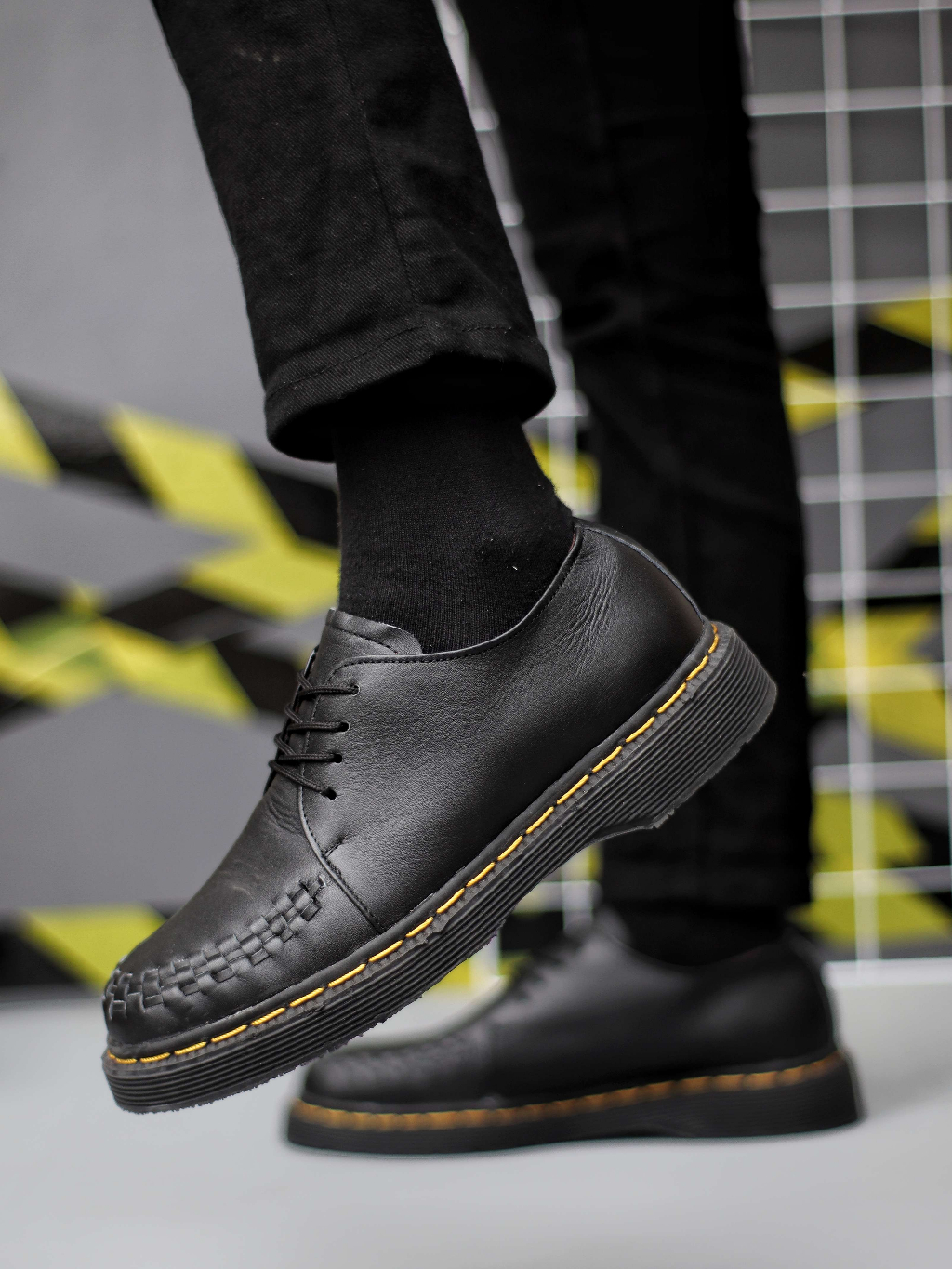 Jual GRANDABLE - Sepatu Docmart Low Boot Kulit Asli Pria | Shopee Indonesia