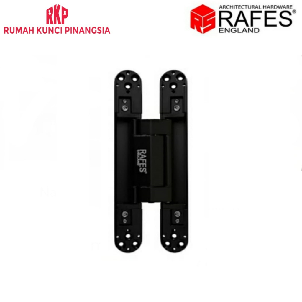 Jual Concealed Invisible Door Hinge Engsel Pintu Tanam Hitam Aluminium ...