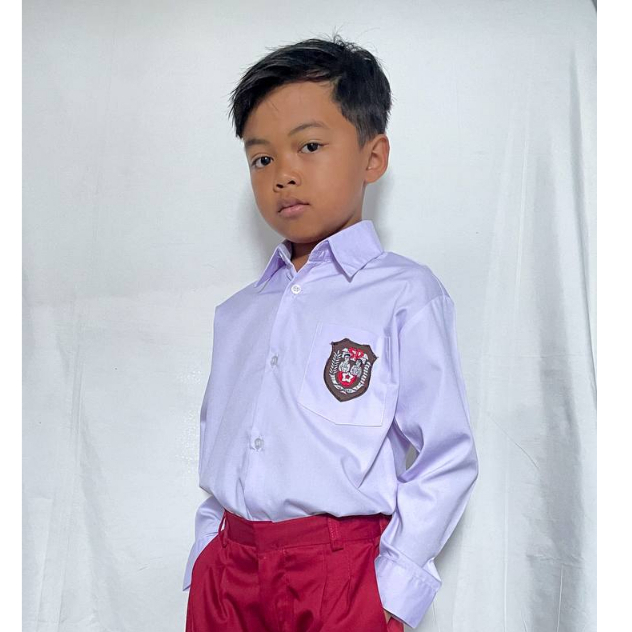 Jual Seragam Sekolah Baju Putih Hem Putih Anak SD MI Atasan SD Lengan ...