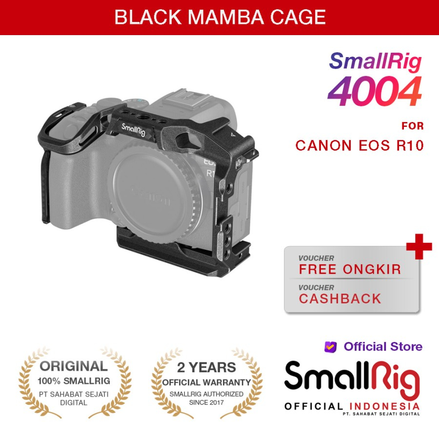 Jual SmallRig “Black Mamba” Cage for Canon EOS R10 4004 | Shopee Indonesia