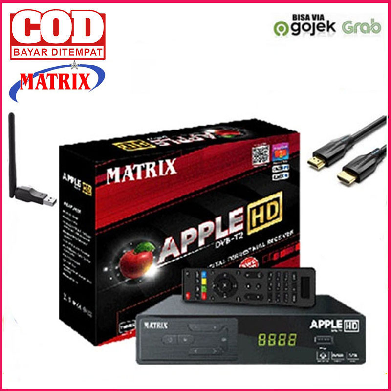 Jual Set Top Box TV Digital Matrix Apple DVB T2 Full HD | Shopee Indonesia