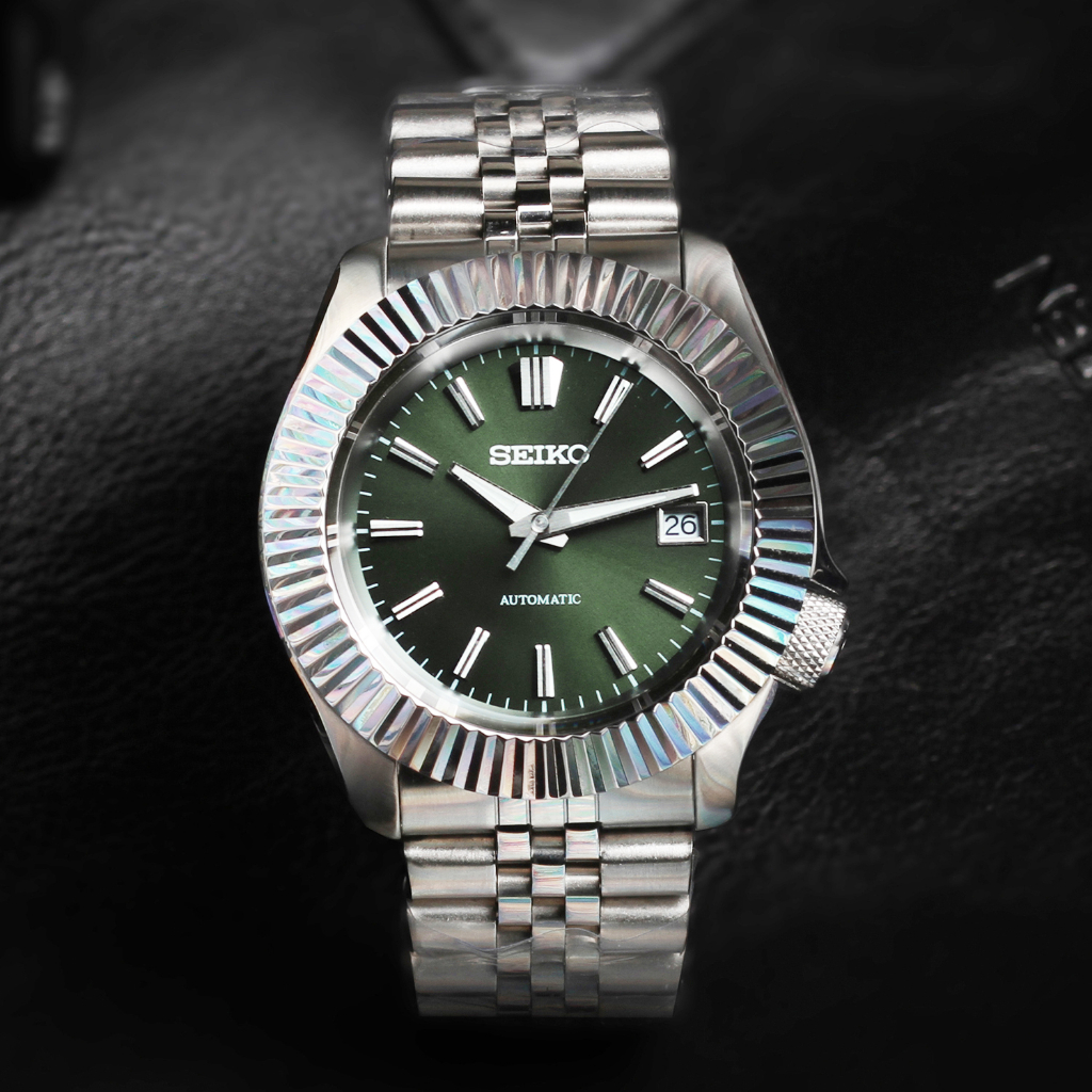 Jual Seiko Mod "Verde Felce" President Automatic Dress Watch | Shopee ...