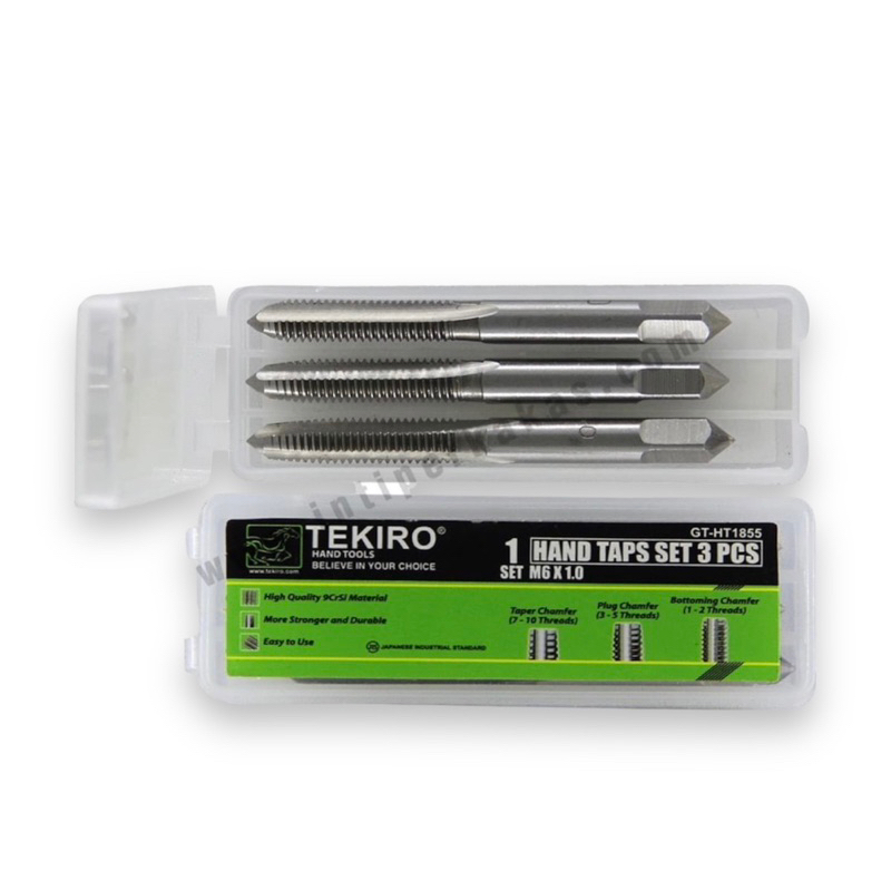 Jual Hand tap Tekiro set 3pcs M3 M4 M5 M6 M7 M8 M10 M12 M14 | Shopee Indonesia