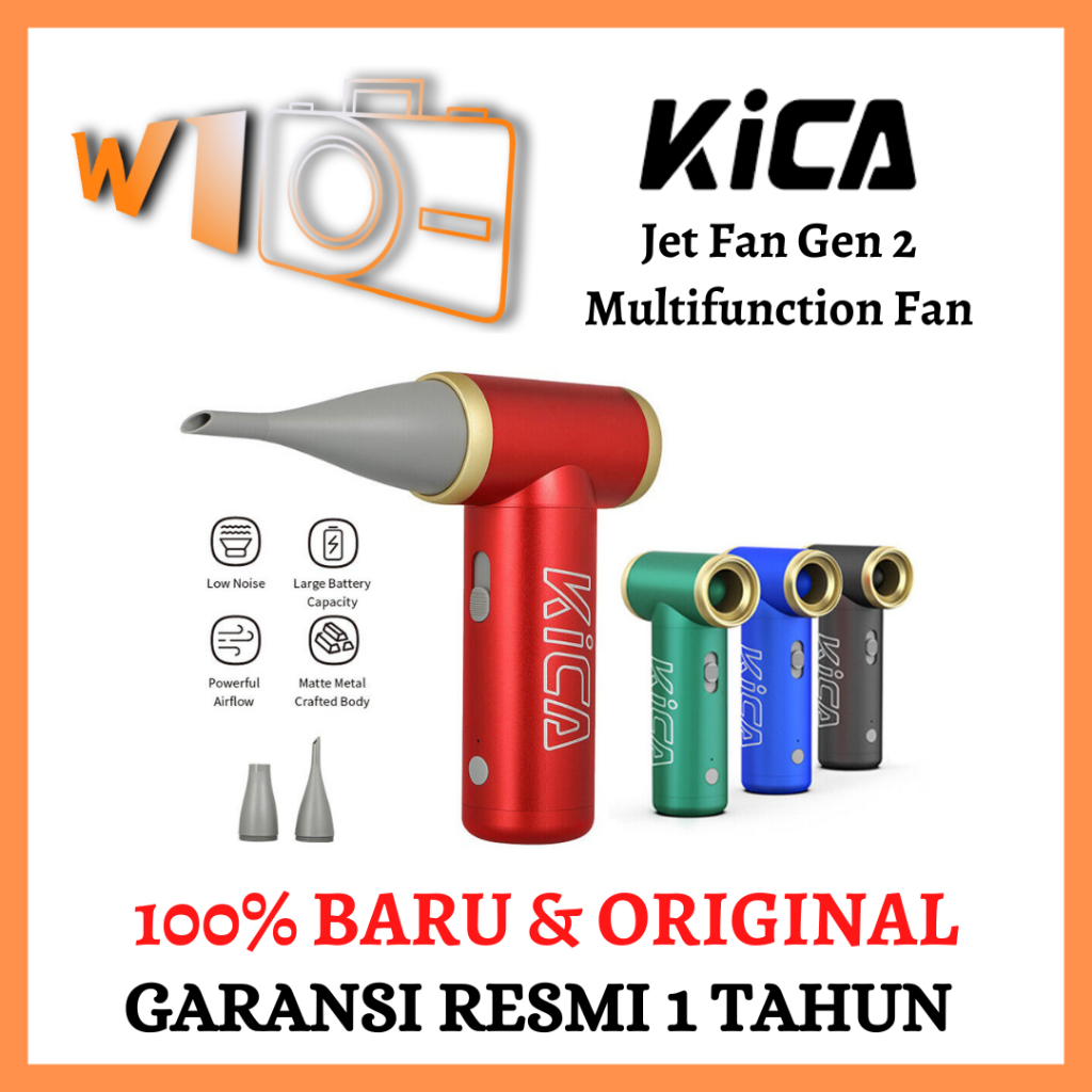 Jual KiCa Jet Fan Gen 2 Multifunction Fan Mini Portable JetFan II ...