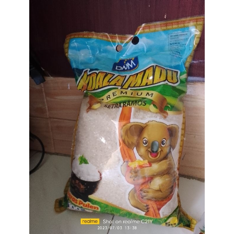 Jual Beras Koala madu premium setra Ramos 5kg | Shopee Indonesia