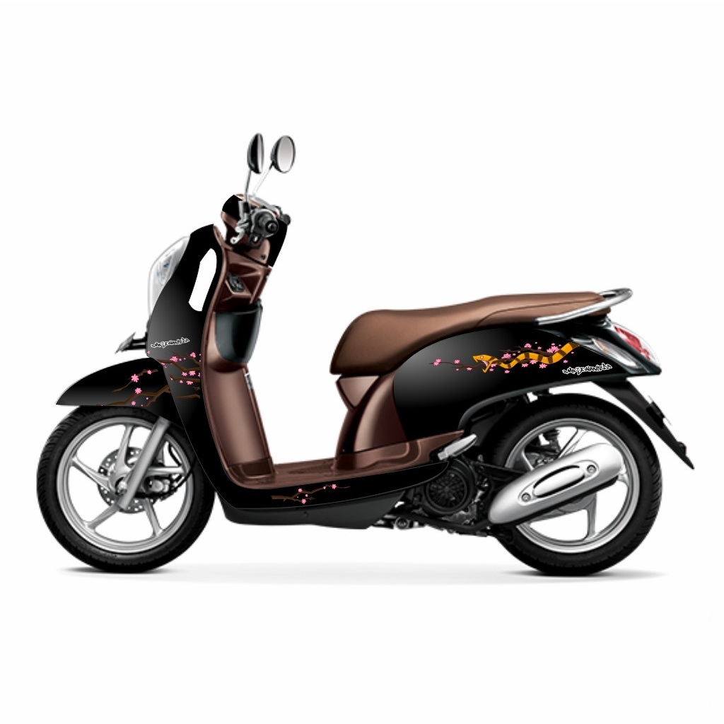 Jual STICKER STRIPING TRANSPARAN HONDA SCOOPY FI ULAR | Shopee Indonesia