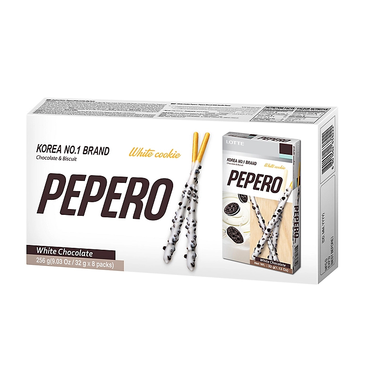 Jual Pepero White Cookie Big Pack isi 8 | Shopee Indonesia