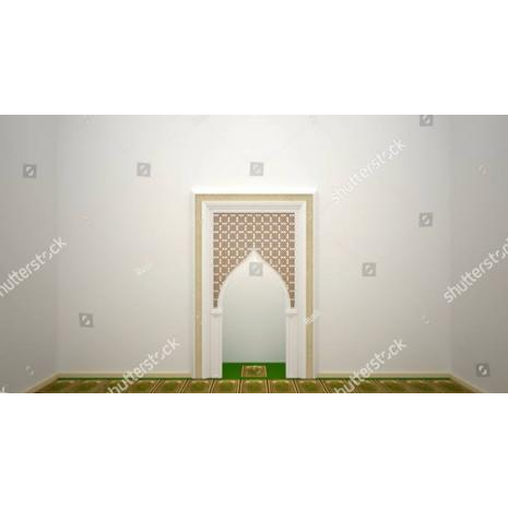 Jual mihrab wallbaner wallpaper 3d motif islami, wallpaper dinding ...