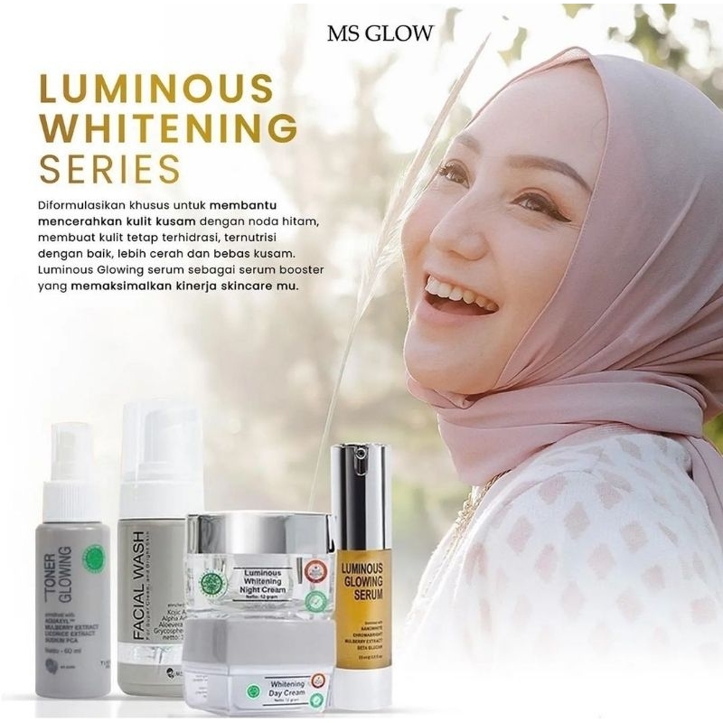 Jual Paket Luminous & Serum Luminous MS GLOW BARCODE | Shopee Indonesia