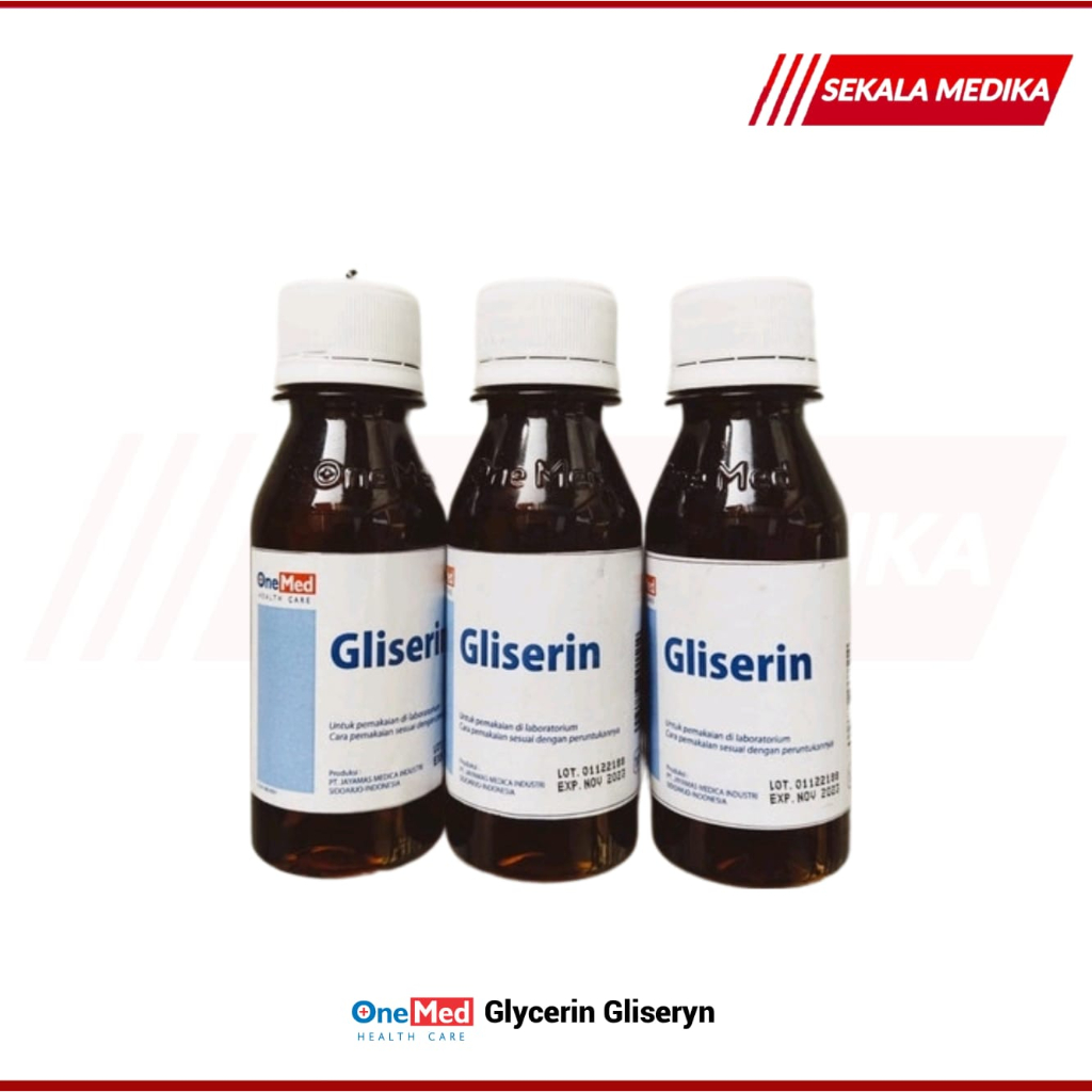 Jual Gliserin Glycerin Glyserin 100 Ml Onemed Gliseryn / Btl | Shopee ...