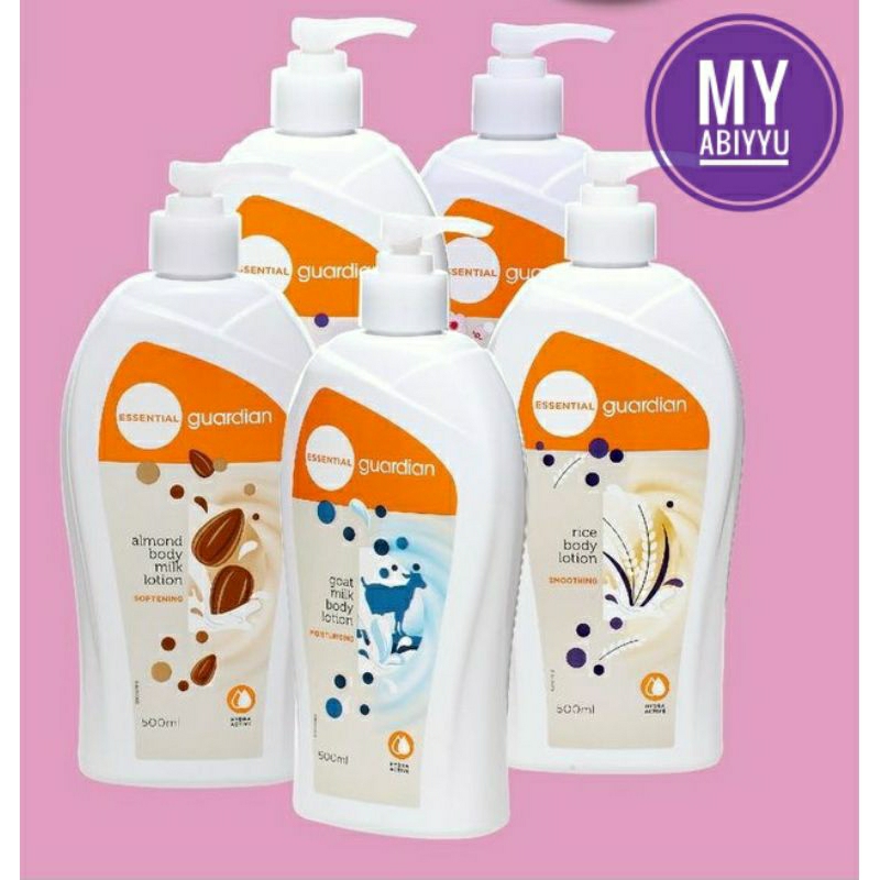 Jual Guardian essential body lotion 500ml pump | Shopee Indonesia