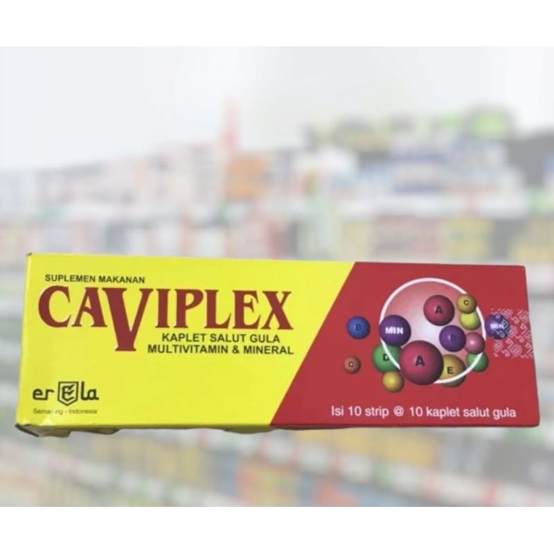 Jual Caviplex Strip isi 10 Tablet -Multivitamin dan Mineral | Shopee ...