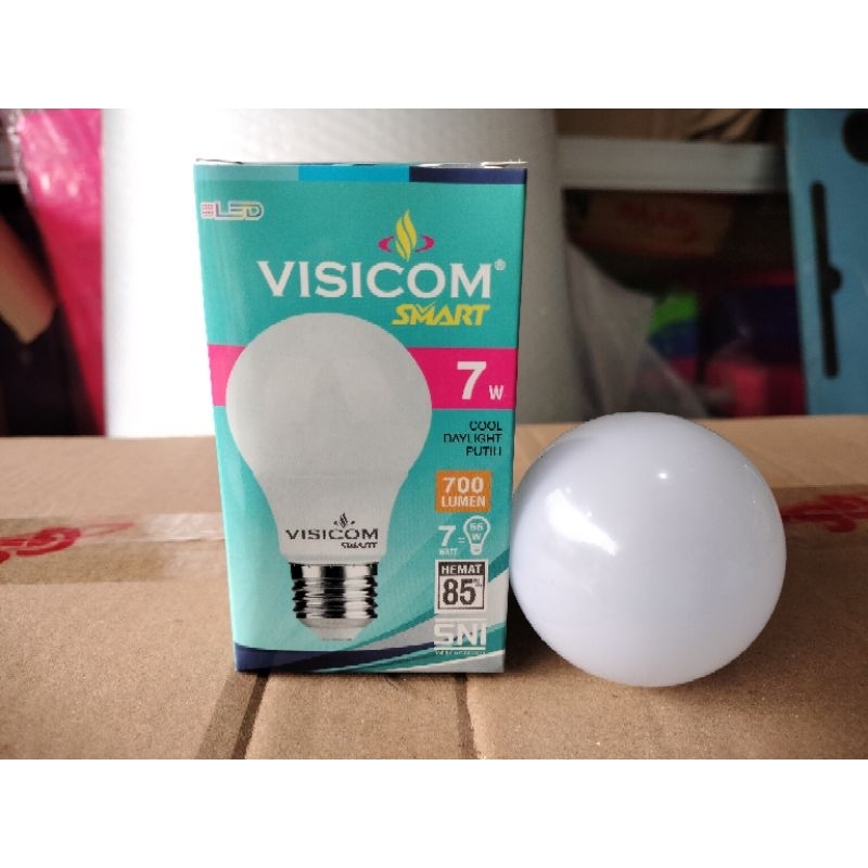 Jual Lampu LED Visicom 7 Watt=55 watt 700 Lumen Super Terang | Shopee Indonesia